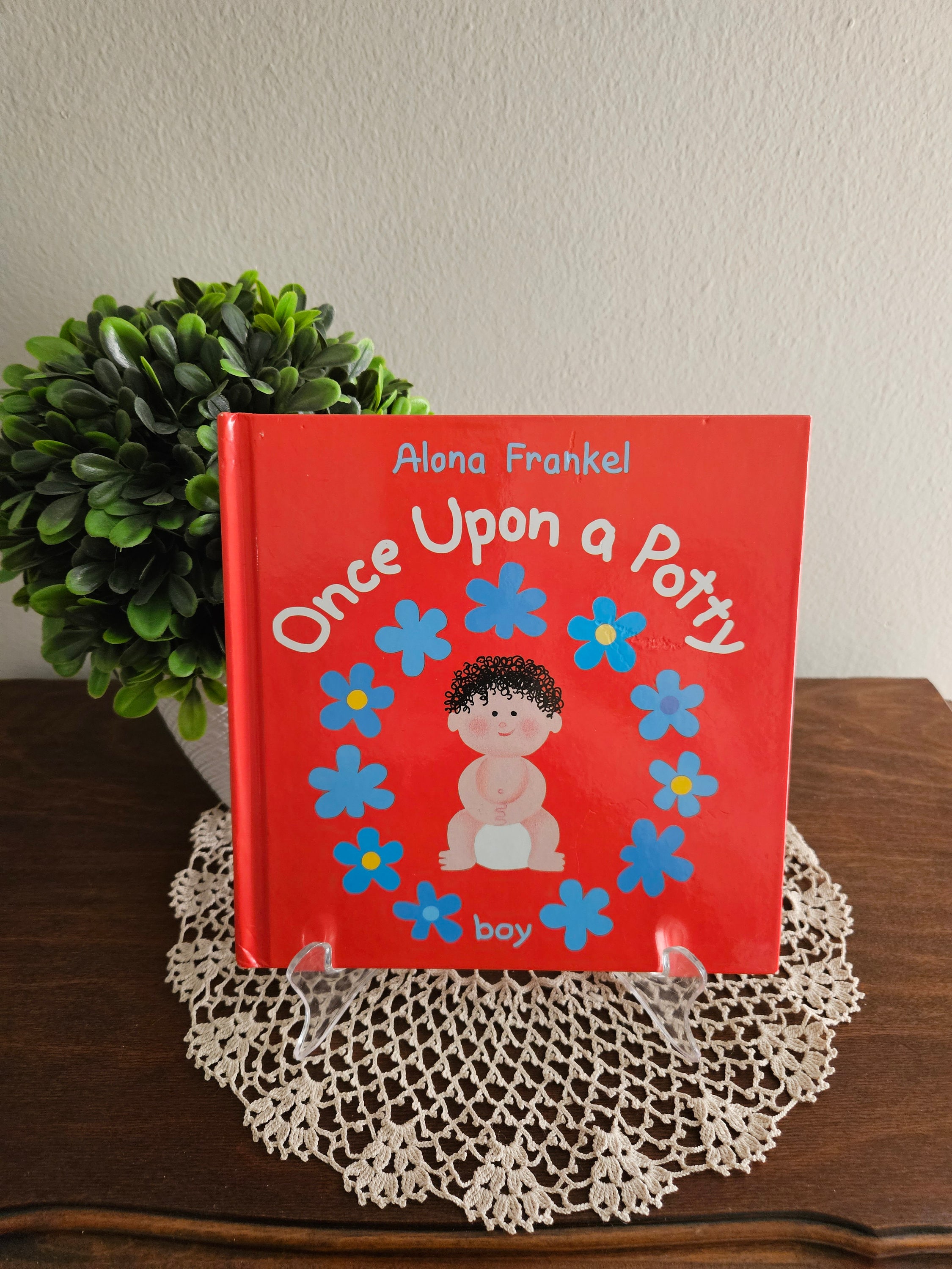 Vintage Boy's Book Once Upon a Potty by Alona Frankel Toilet Training ...