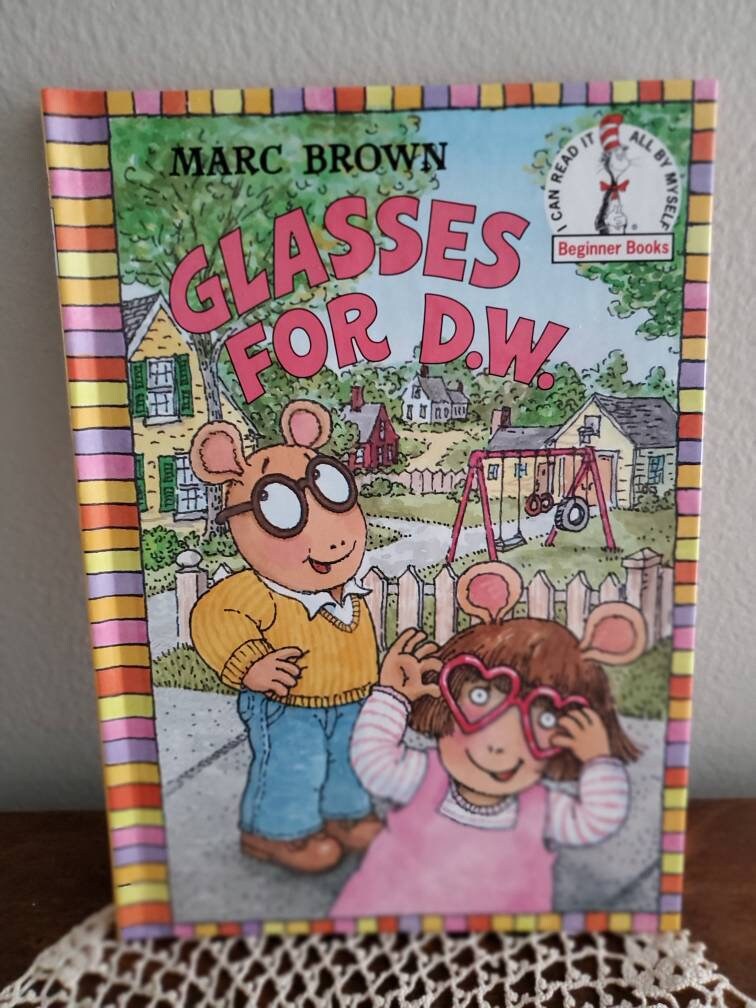 Glasses for D. W. 1996 by Marc Brown Dr. Seuss Beginner - Etsy
