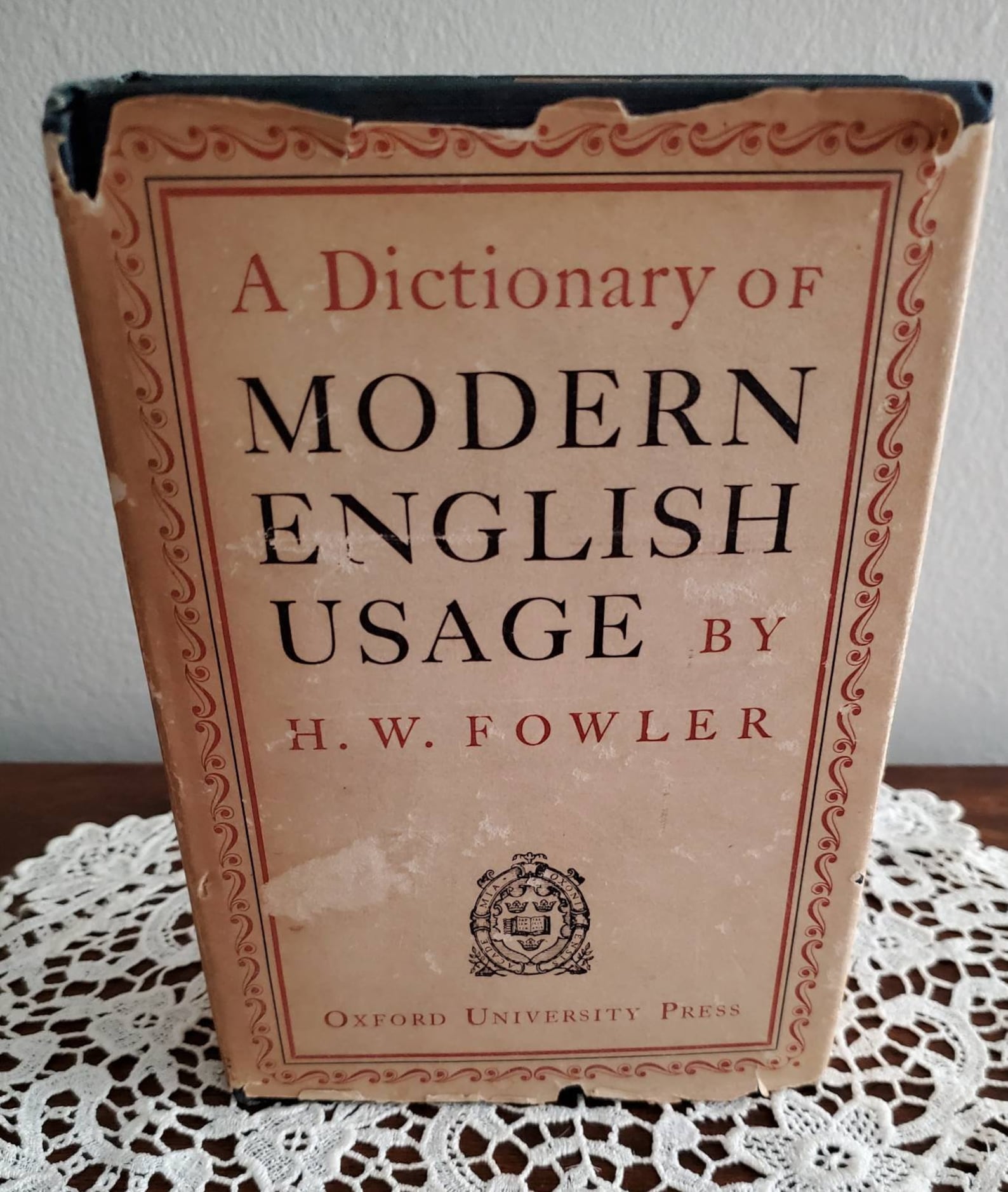 A Dictionary of Modern English Usage by H. W. Fowler Old Dictionary ...