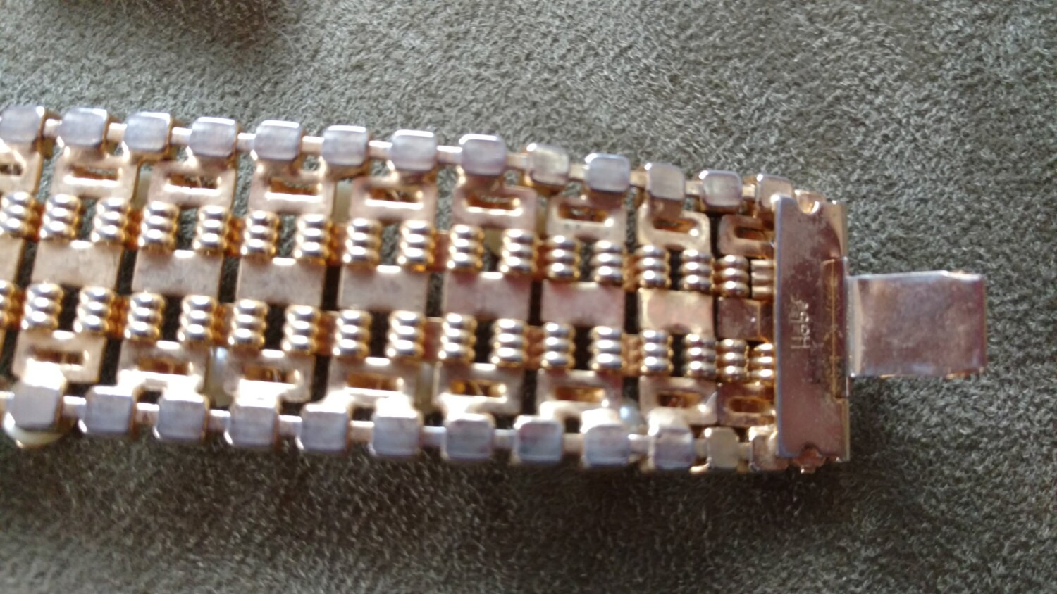 Vintage Hobe Bracelet and Earrings Set Hobe Rhinestone and Faux Pearl ...