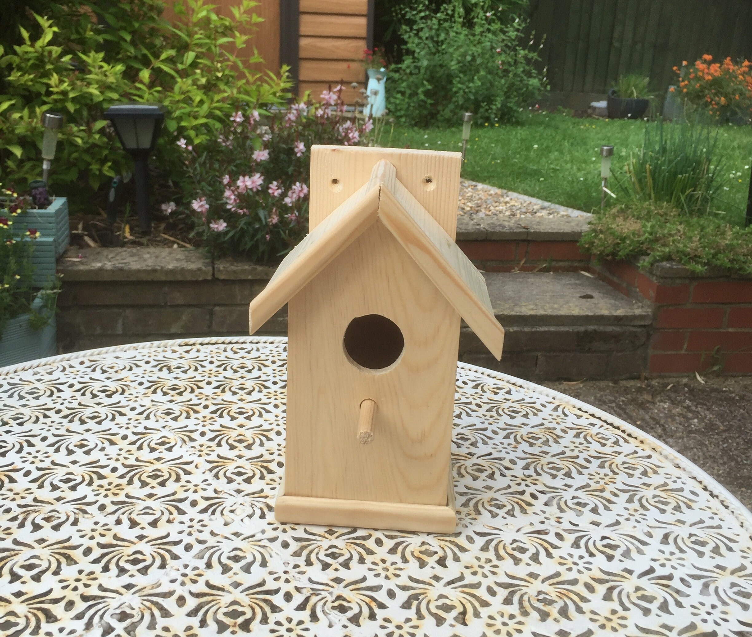 Wooden Bird Box - Etsy UK