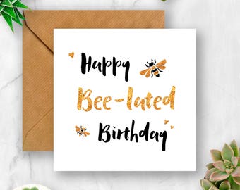 Belated Birthday | Etsy