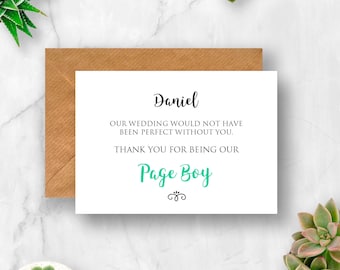Will You Be Our Page Boy Card for Page Boy Page Boy Proposal - Etsy UK