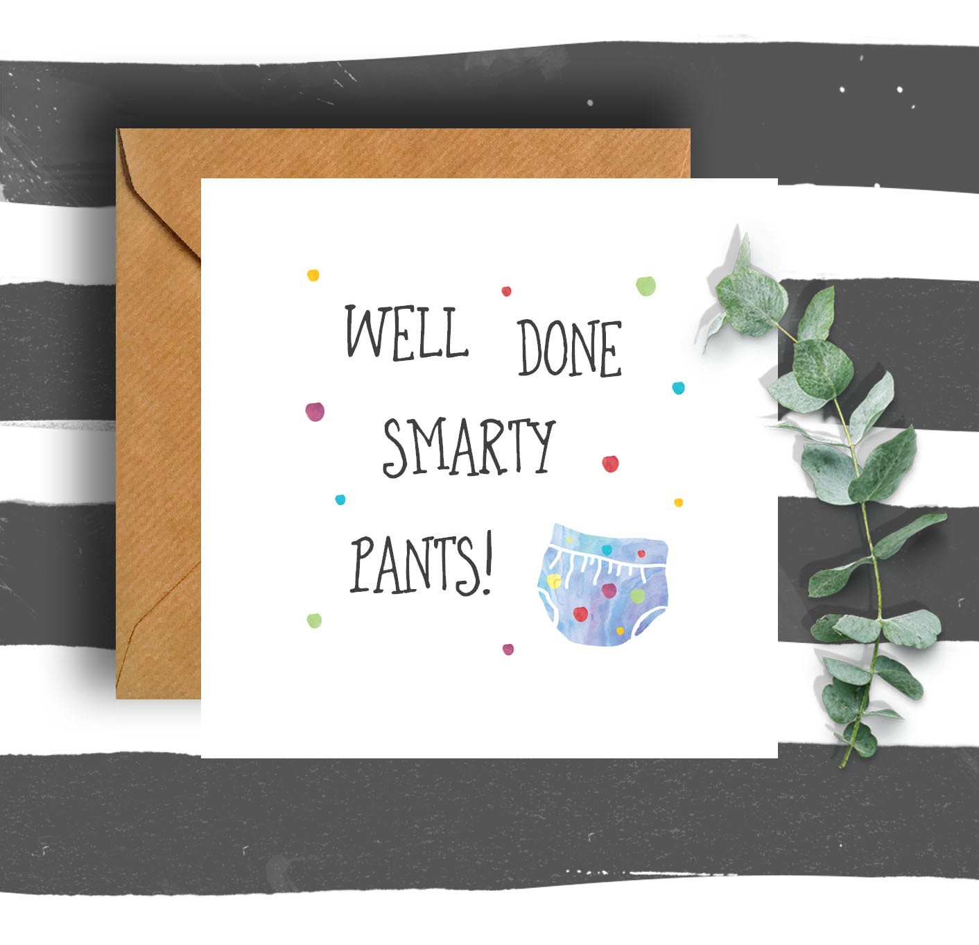 Well Done Smarty Pants Card Graduation Card Card for | Etsy