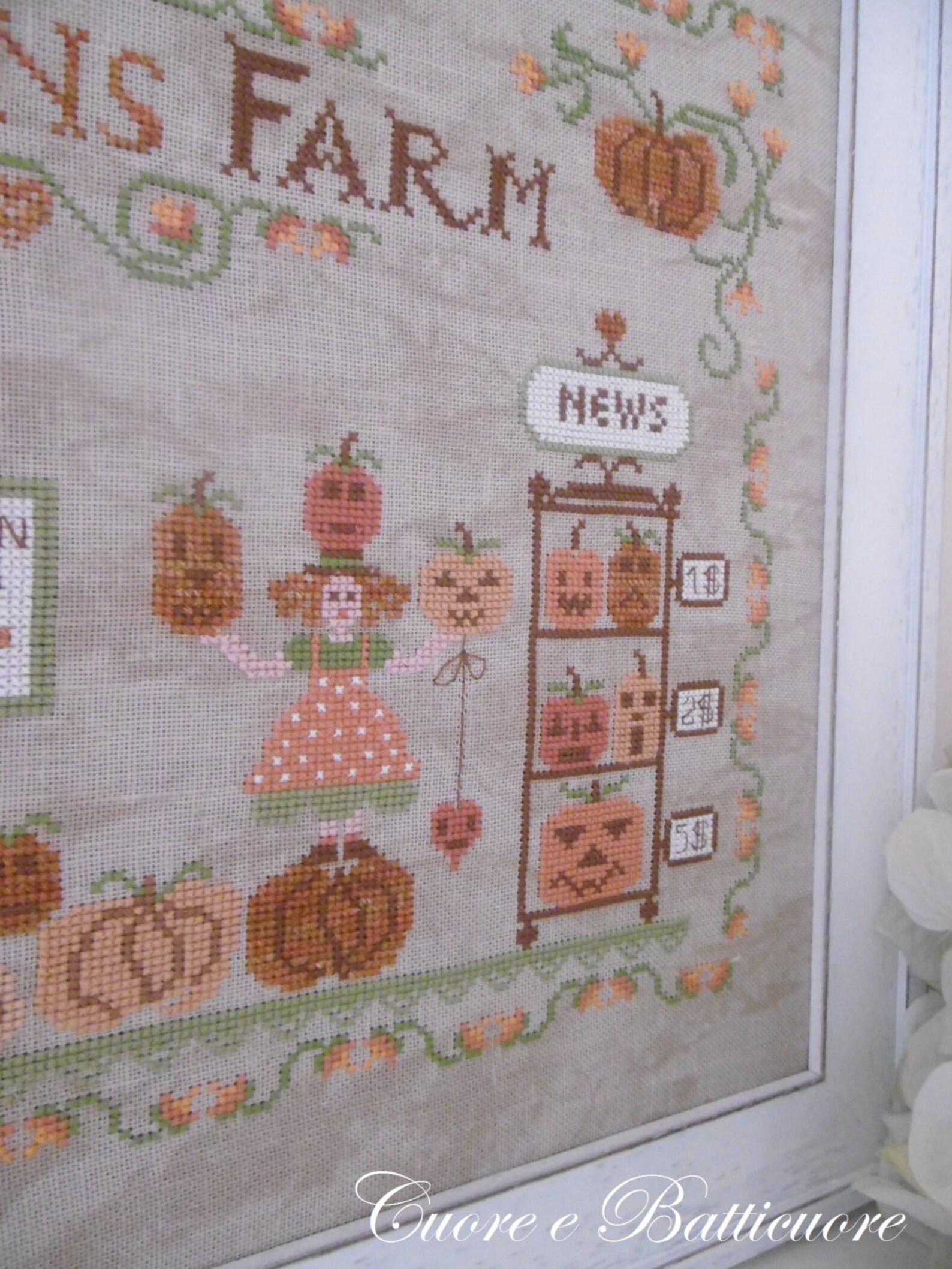 Chart Pumpkins Farm (including English, Italian and French Inscriptions ...