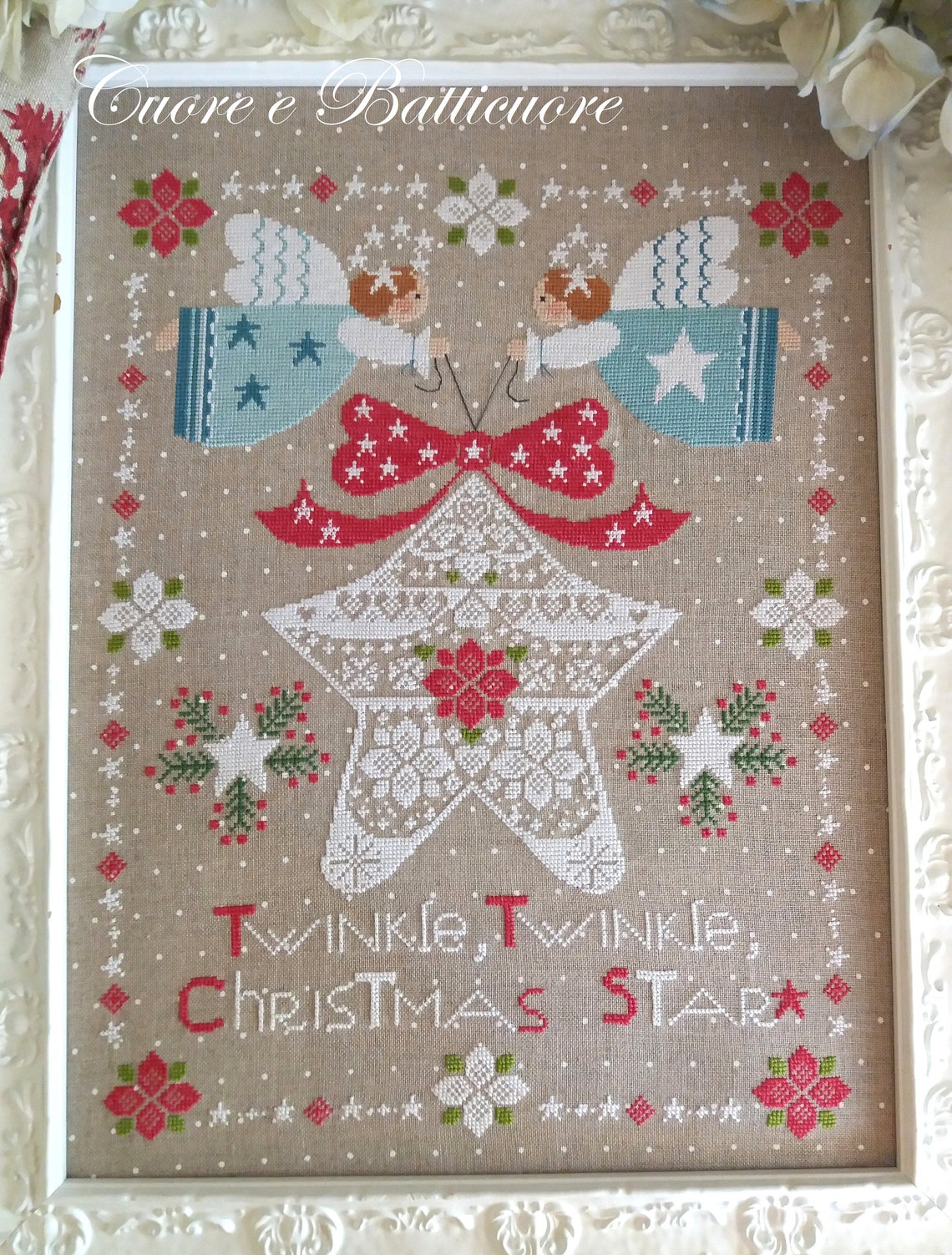 Chart Twinkle Twinkle Christmas Star including Inscription - Etsy