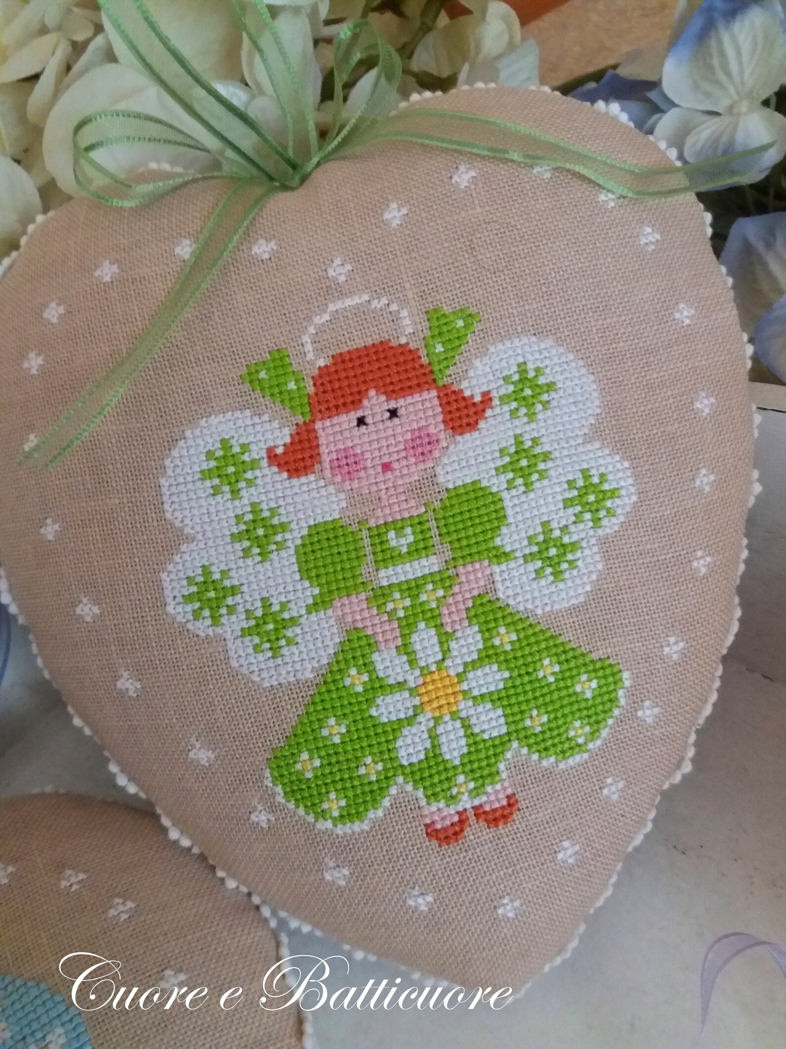 Chart Primavera Con Gli Angeli (including Heart Pinkeep Tutorial in ...