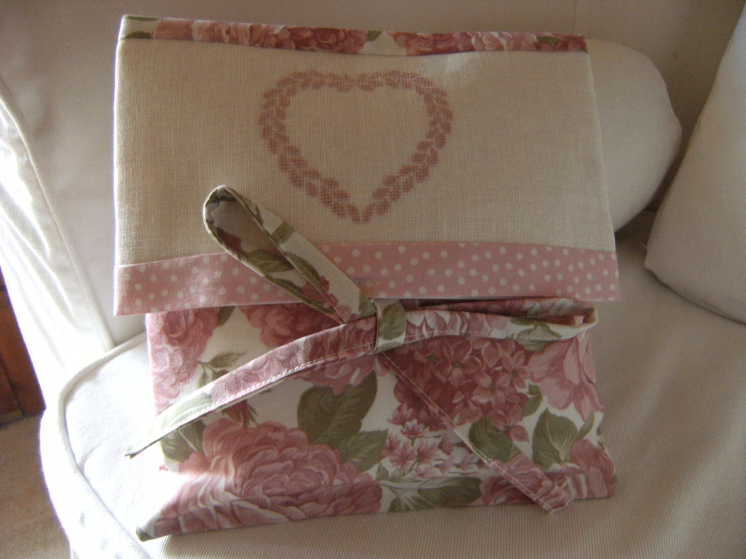 Chart MEDIUM COEUR and Tutorial for Making Fabric Envelope - Paper ...