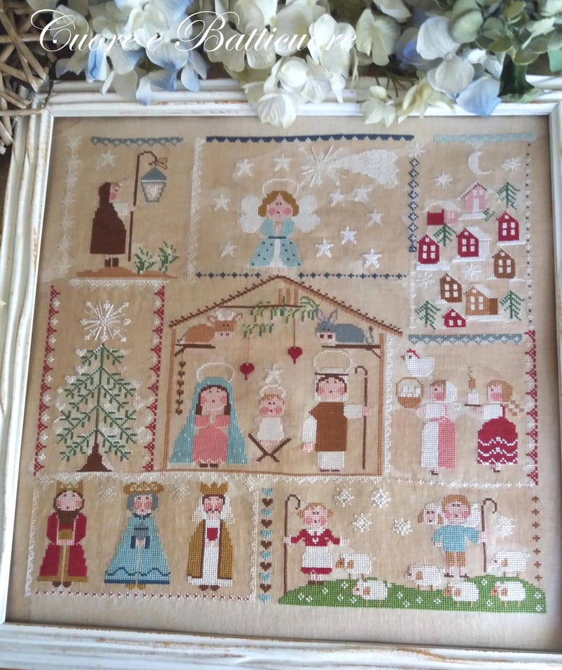 Chart Nativity in QUILT - Paper Format or PDF on Demand - Etsy