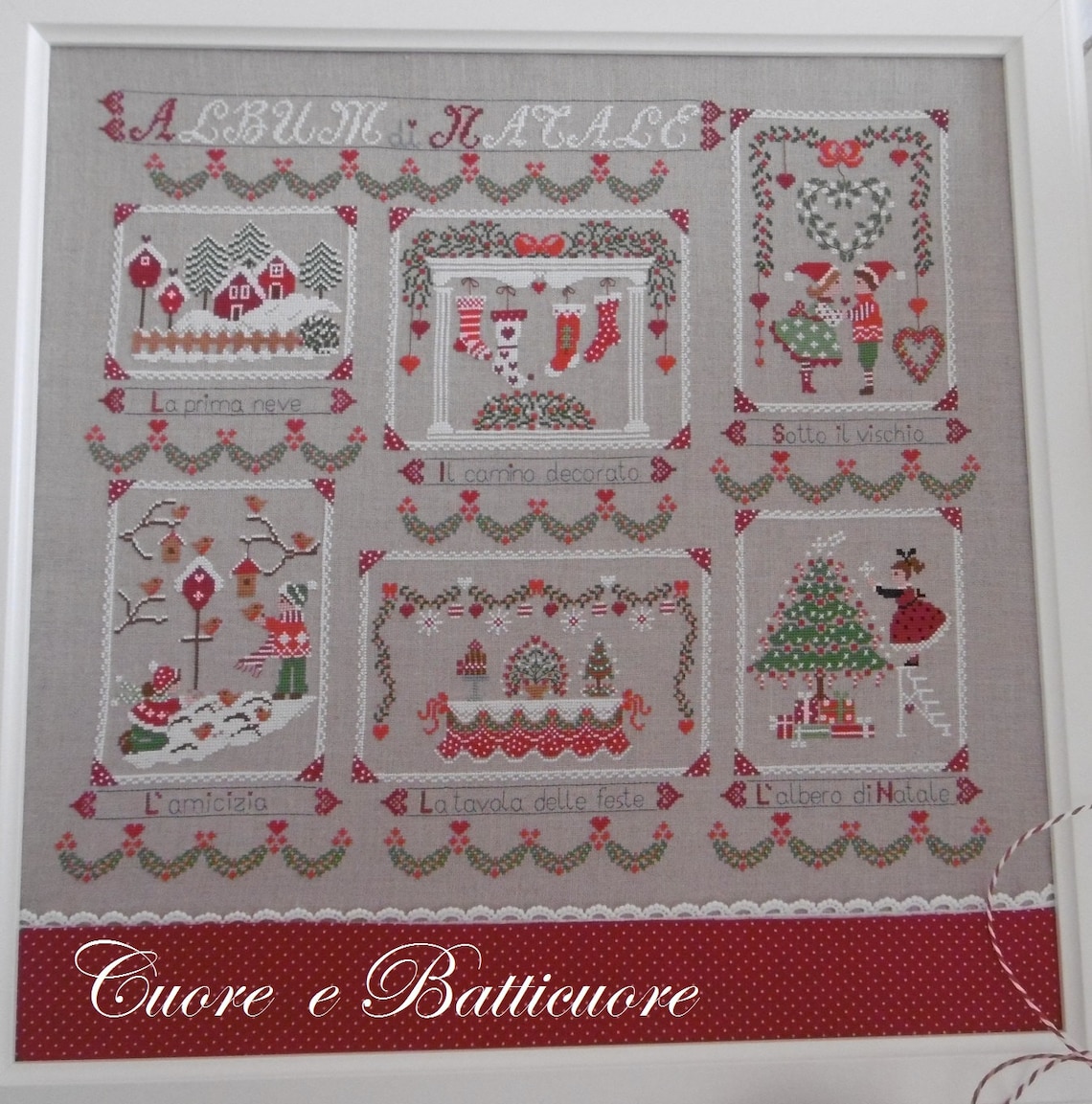 Chart Album Di Natale including Italian English and French - Etsy