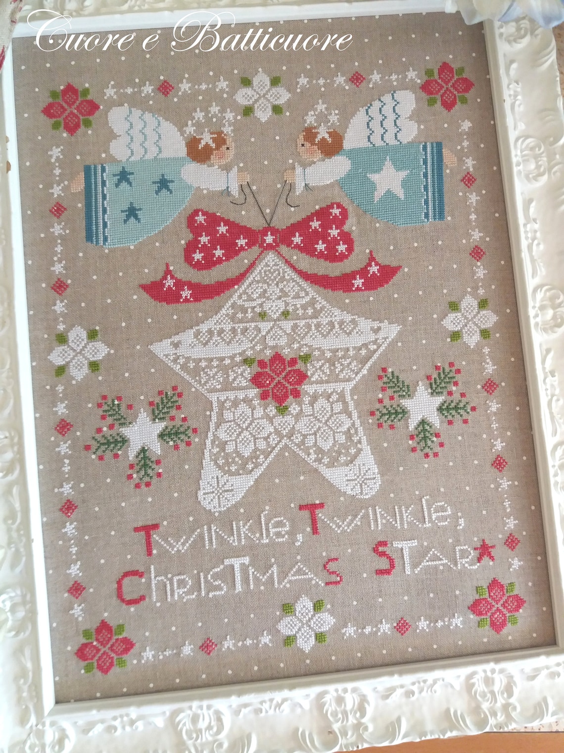 Chart Twinkle Twinkle Christmas Star including Inscription - Etsy