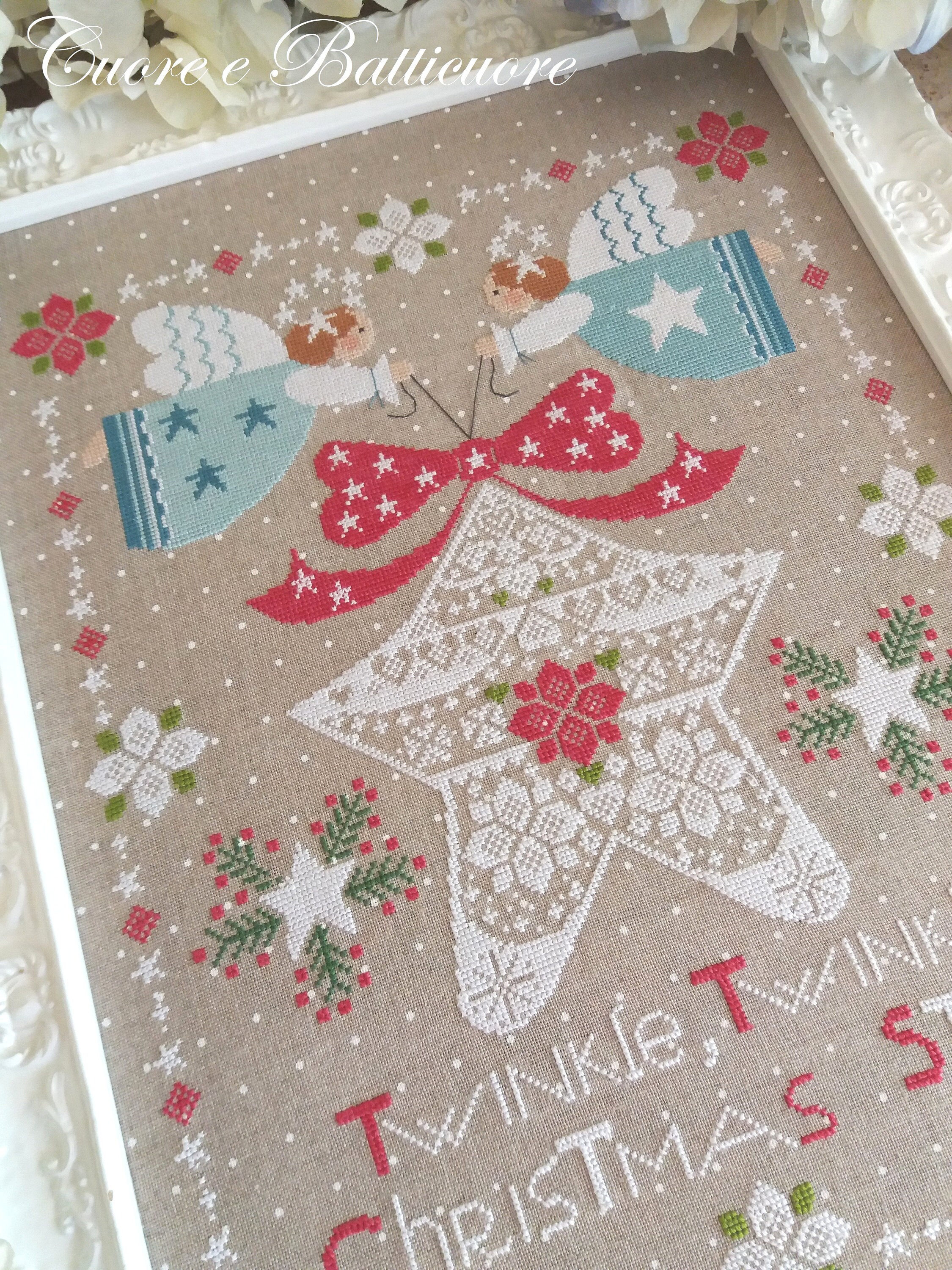 Chart Twinkle, Twinkle Christmas Star (including Inscription in English ...