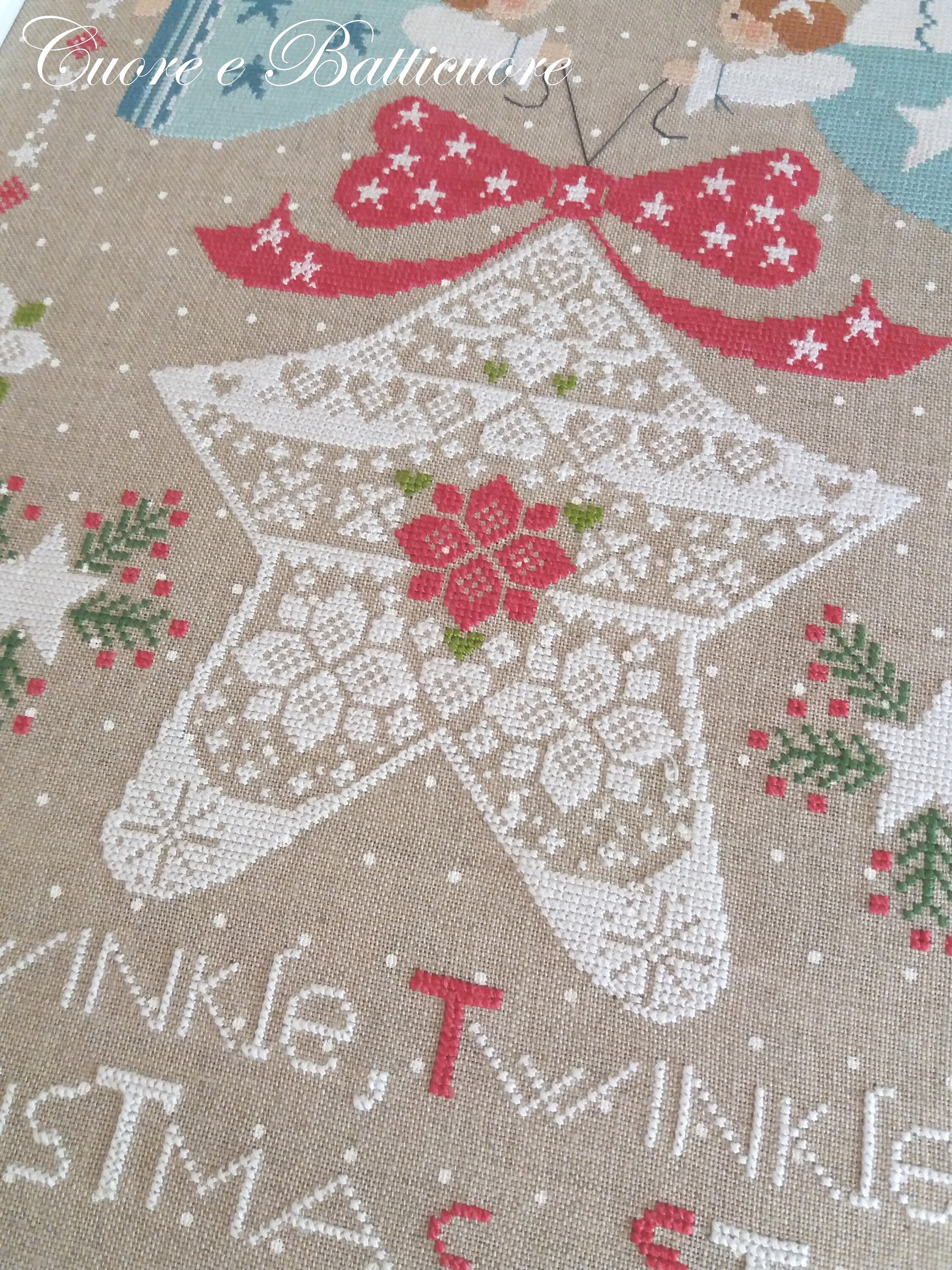 Chart Twinkle, Twinkle Christmas Star (including Inscription in English ...