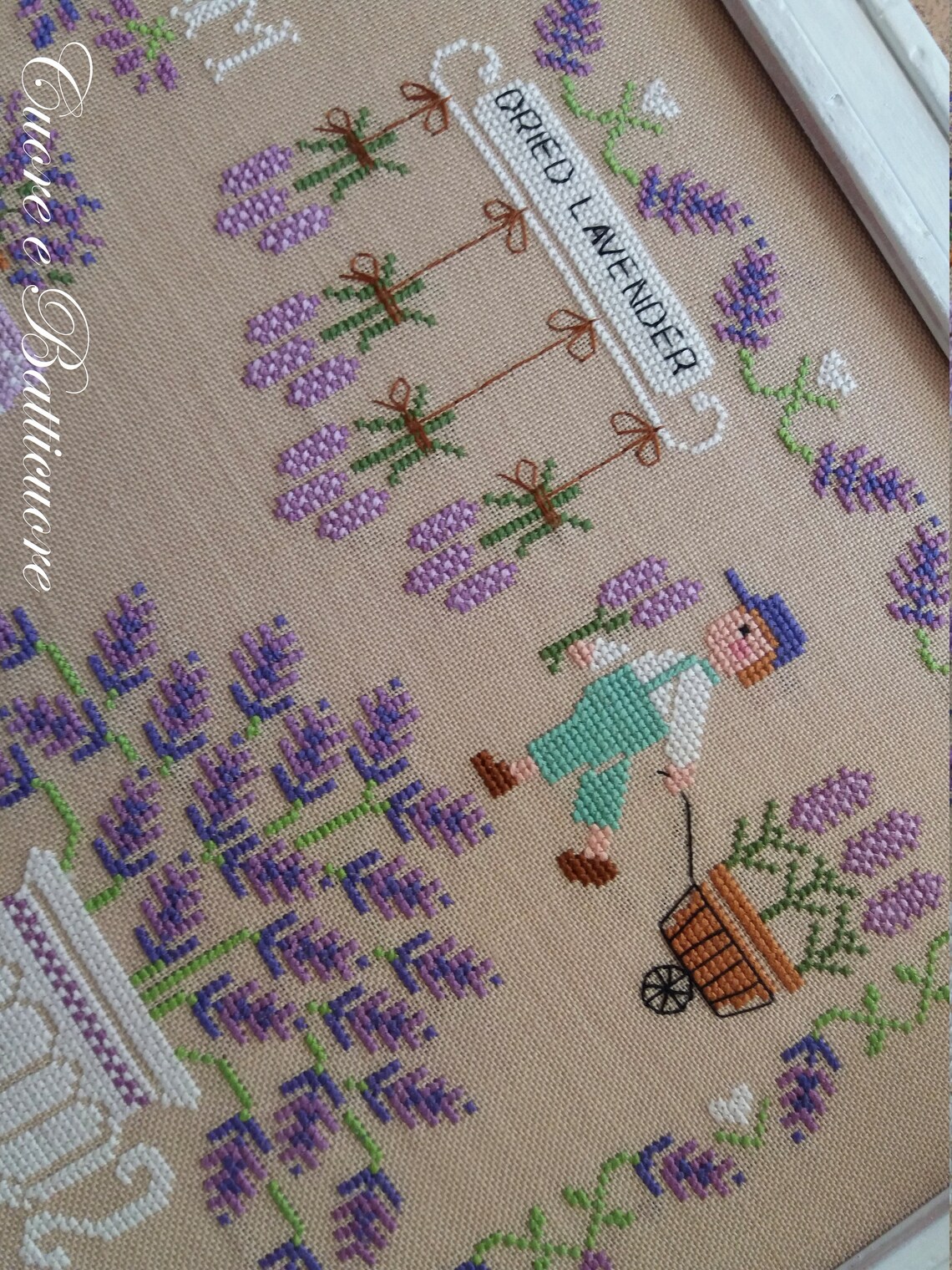 Chart Lavender Farm including English Italian and French | Etsy