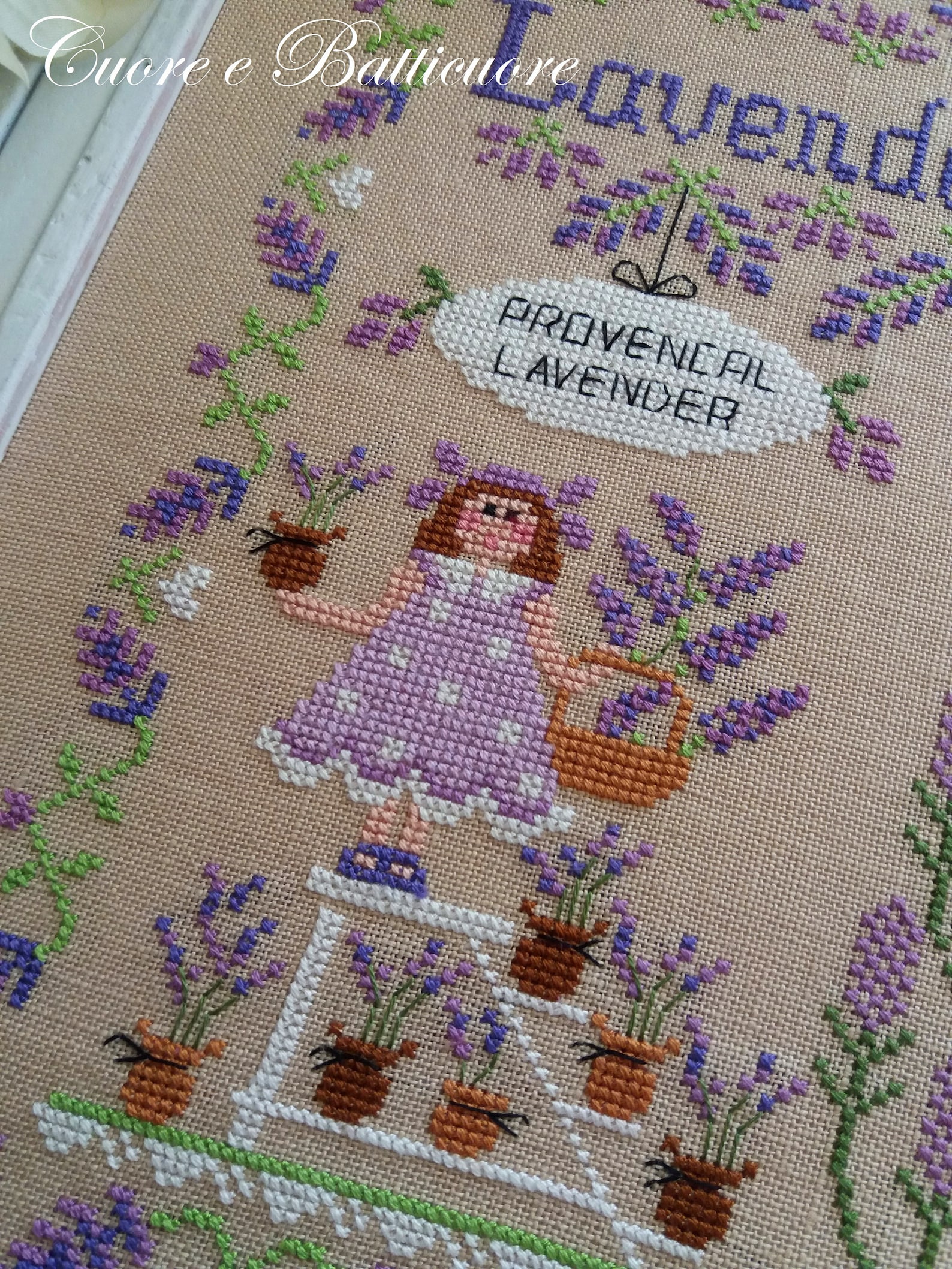 Chart Lavender Farm (including English, Italian and French Inscriptions ...