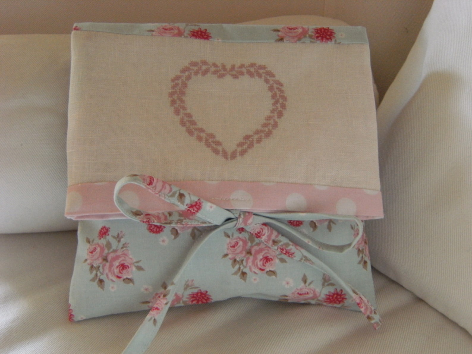 Chart MEDIUM COEUR and Tutorial for Making Fabric Envelope - Paper ...