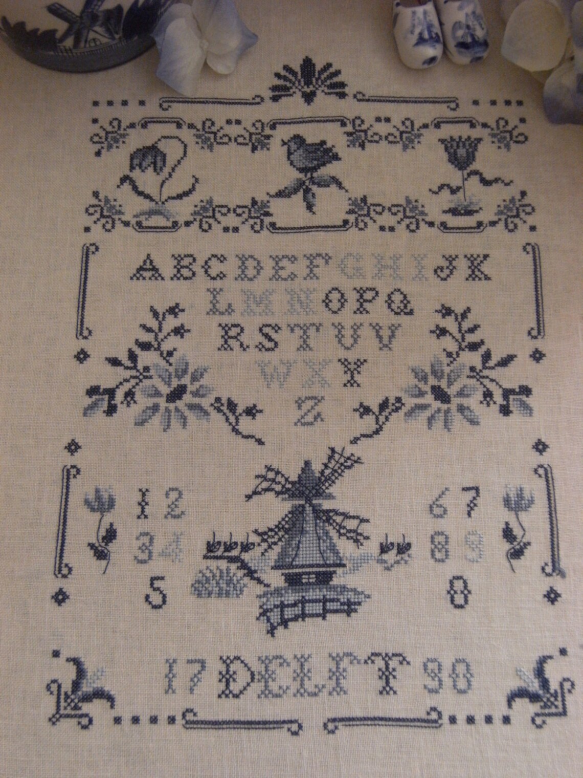 Chart - DELFT SAMPLER - Paper Format or PDF on Demand - Etsy