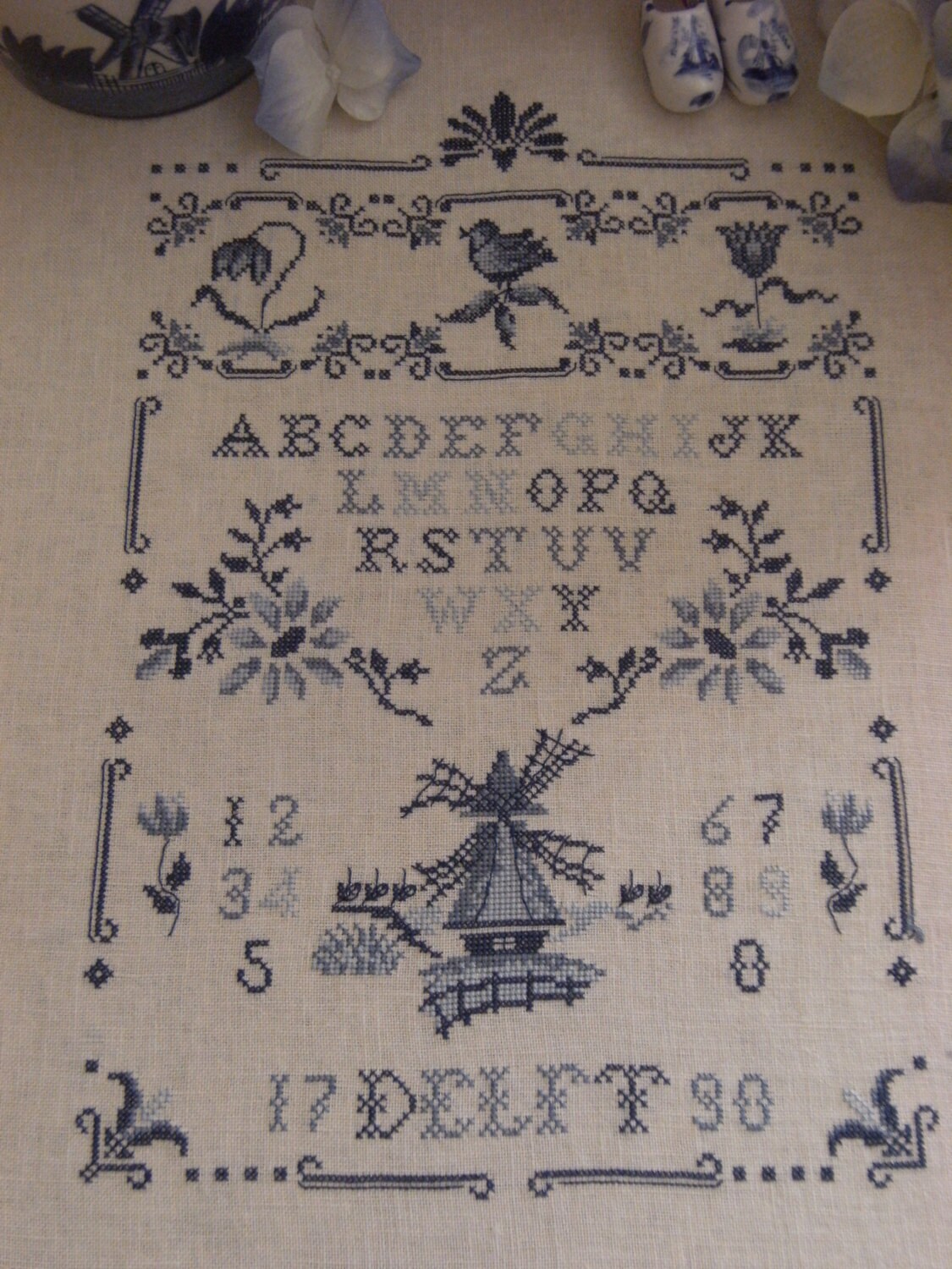 Chart DELFT SAMPLER Paper Format or PDF on Demand | Etsy