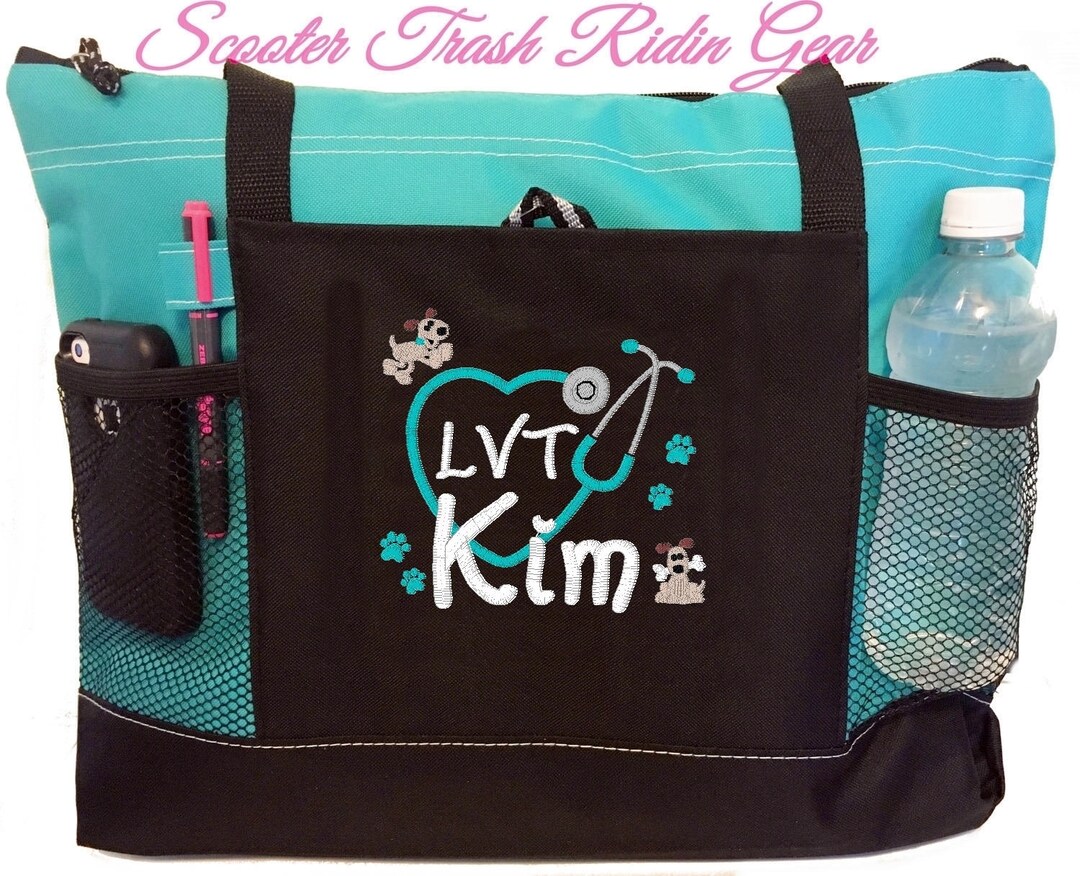Vet Veterinarian Veterinary Tech Personalized Stethoscope Tote Bag ...