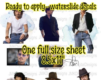 Johnny Depp Decal | Etsy