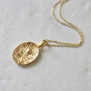 CUSTOM MADE to Order - Solid 14K Gold Ancient Greek Minoan OCTOPUS ...