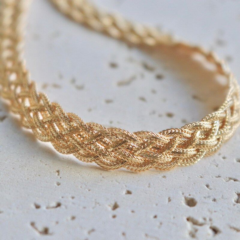 Braided Necklace - Etsy