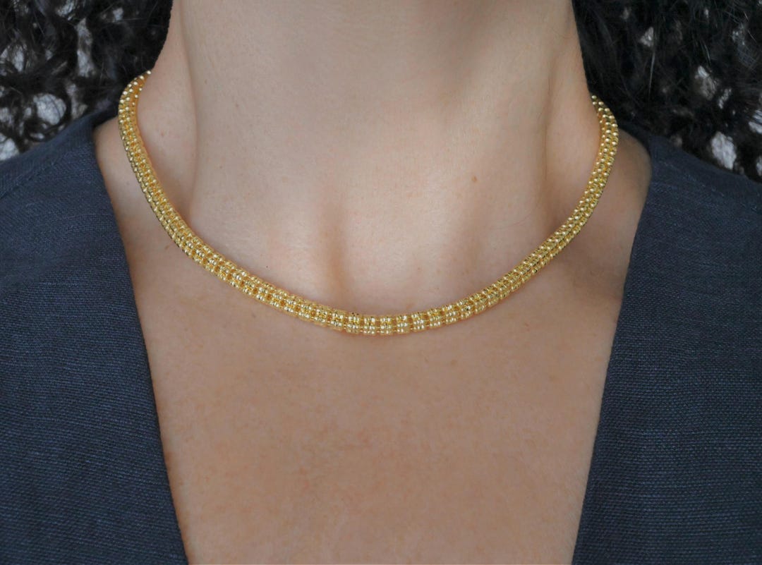 Ancient Greek Goddess KLOE Gold Choker Necklace - Etsy