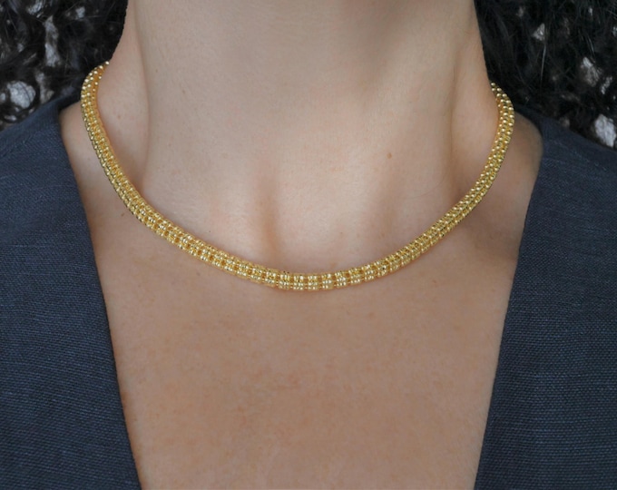 Ancient Greek Goddess KLOE Gold Choker Necklace - Etsy