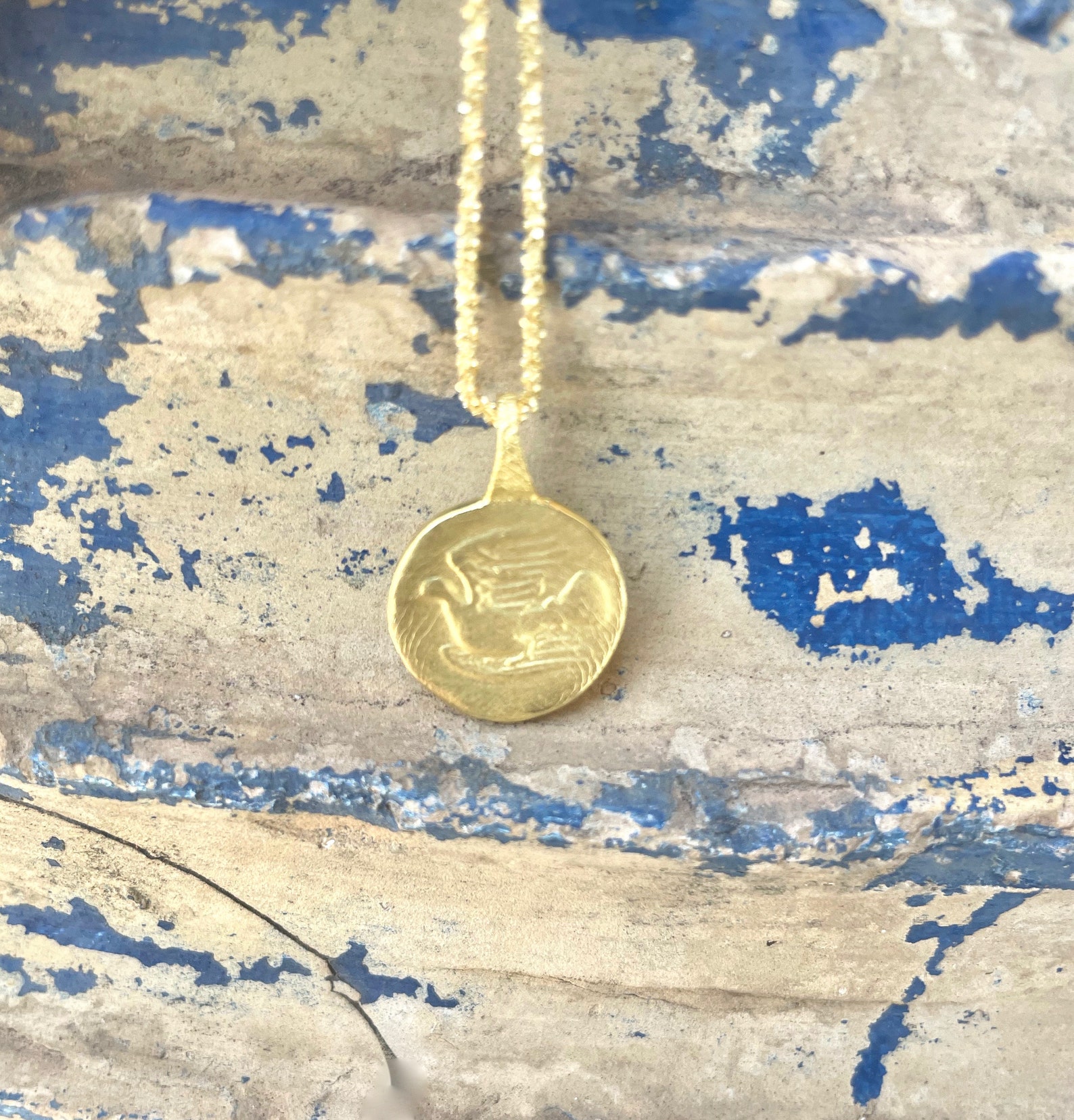 Ancient Greek PERISTERI Aphrodite Dove Medallion Coin | Etsy