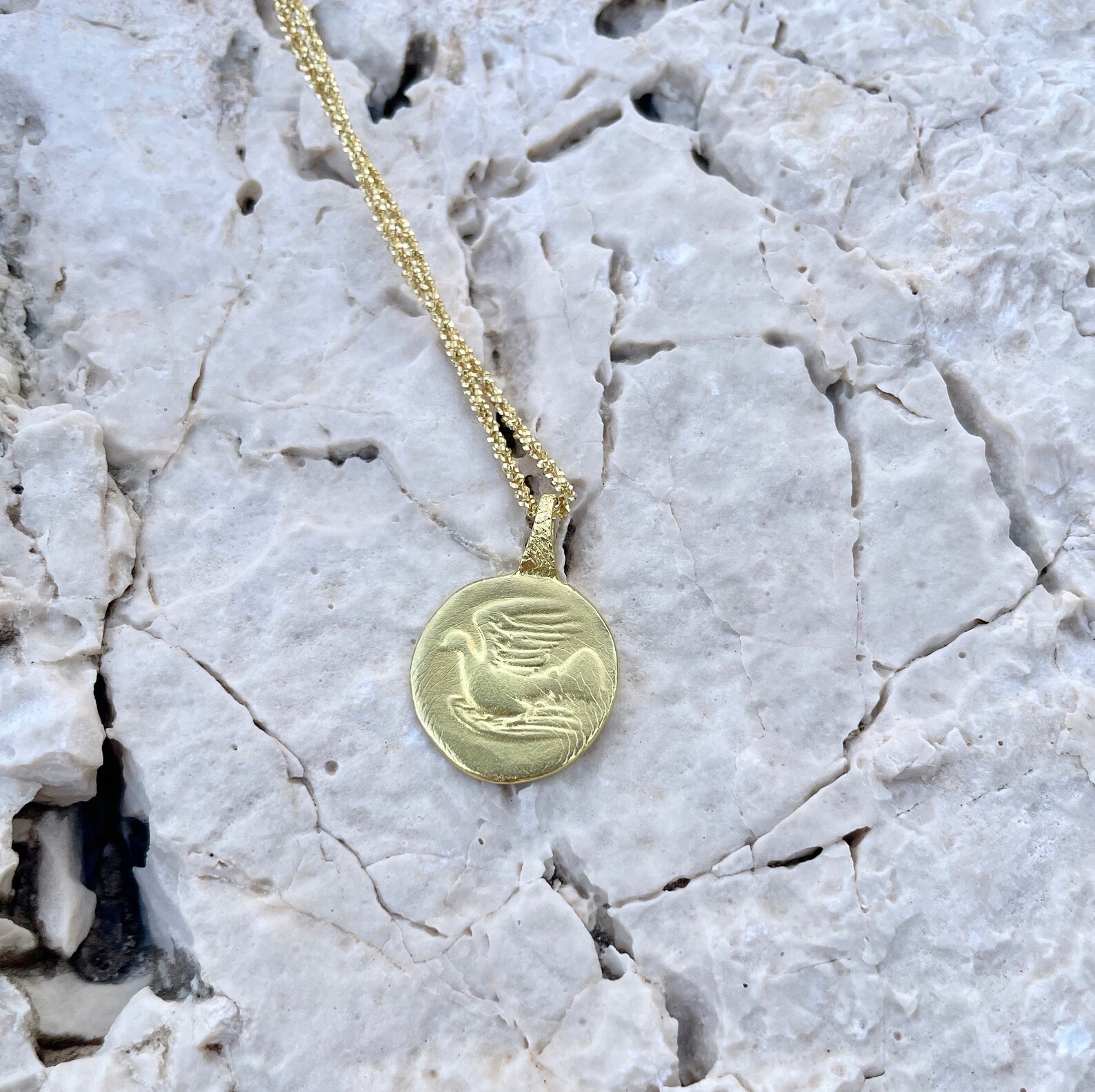 Ancient Greek PERISTERI Aphrodite Dove Medallion Coin | Etsy