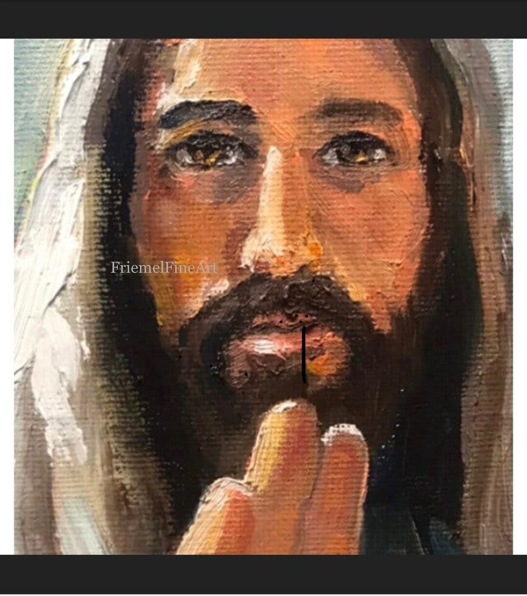 Jesus Wall Art, Healing Art, Jesus Art, the Power of God 8x10 Print ...