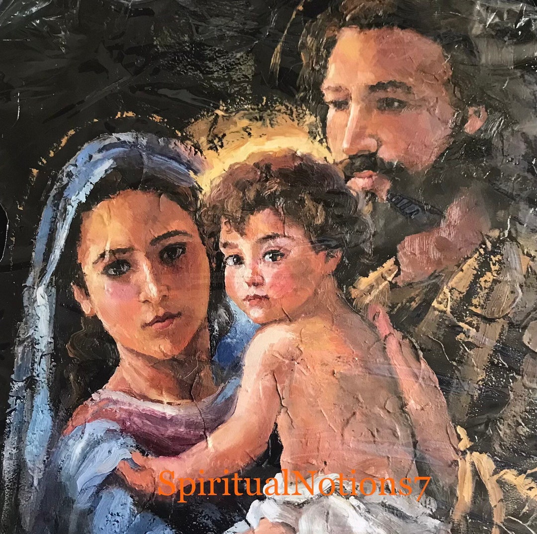Holy Family Print , Catholic Home Decor , Mom Gift , “holy Family” 8x10 ...