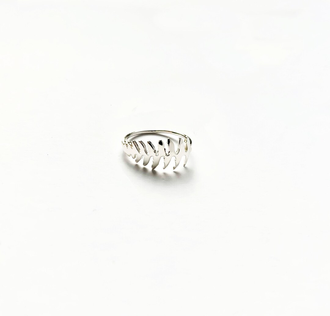 Fern Ring Fern Leaf Ring Silver Vintage Style - Etsy