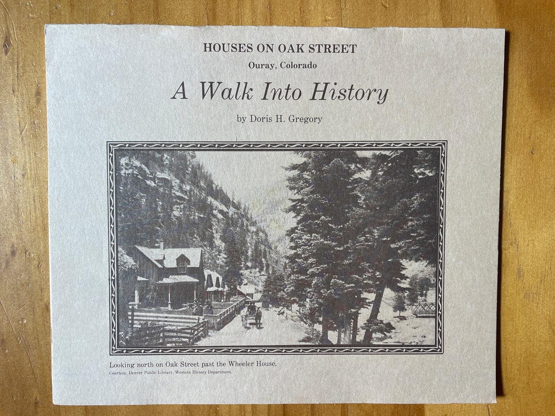 A Walk Into History: Houses on Oak Street in Ouray, Colorado by Doris H ...