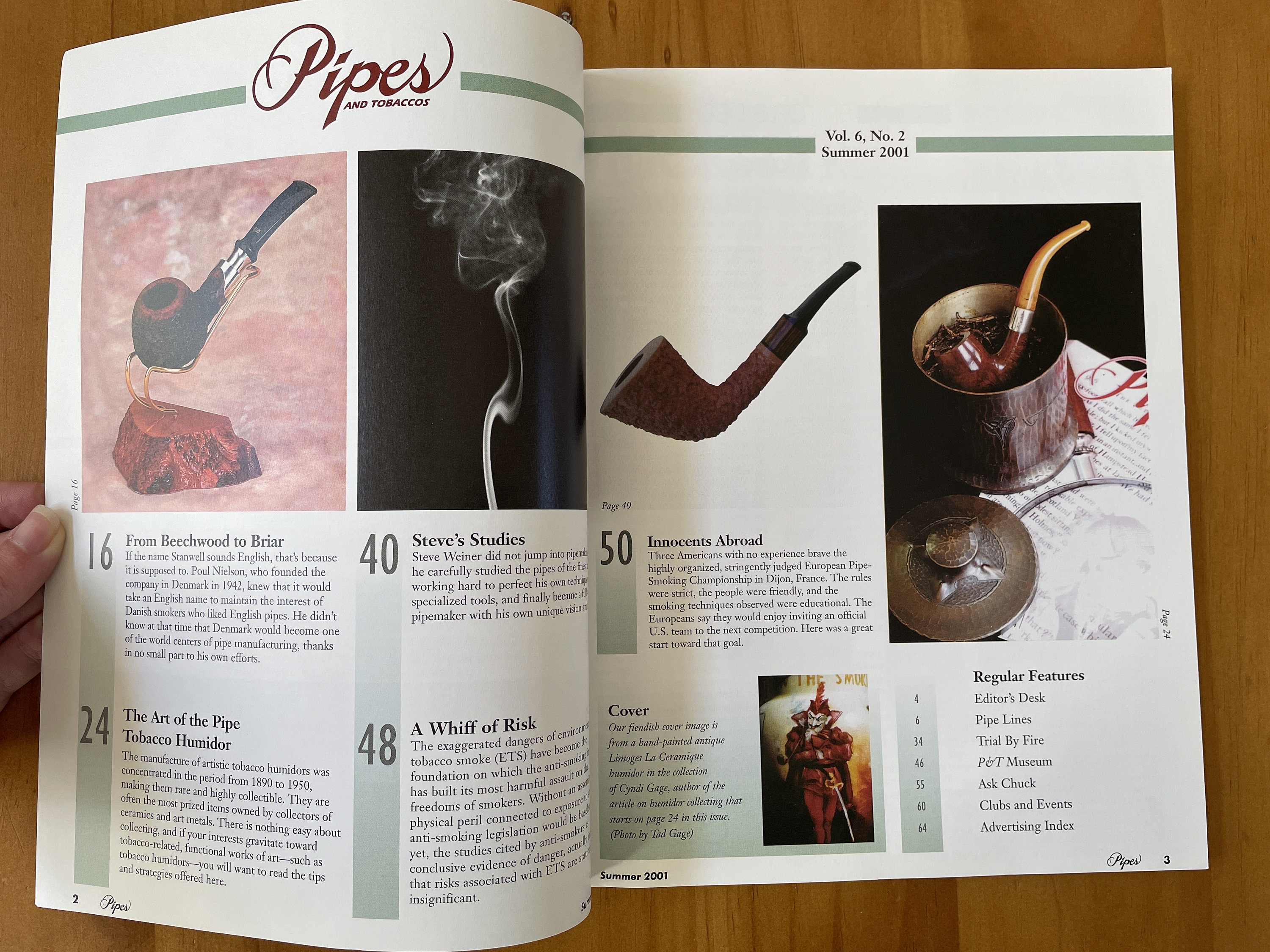 Pipes and Tobaccos Magazines: Spring 1998 Spring 1999 Winter 1999 ...