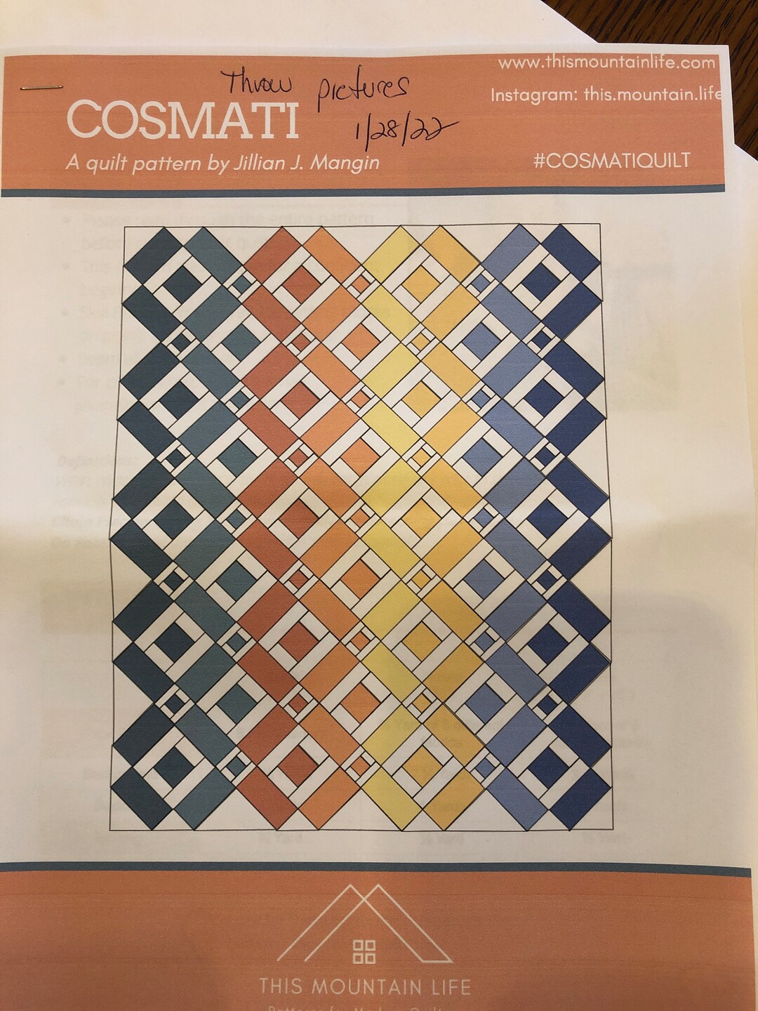 Cosmati Quilt Kit With Wild Forgotten by Bonnie Christine. - Etsy