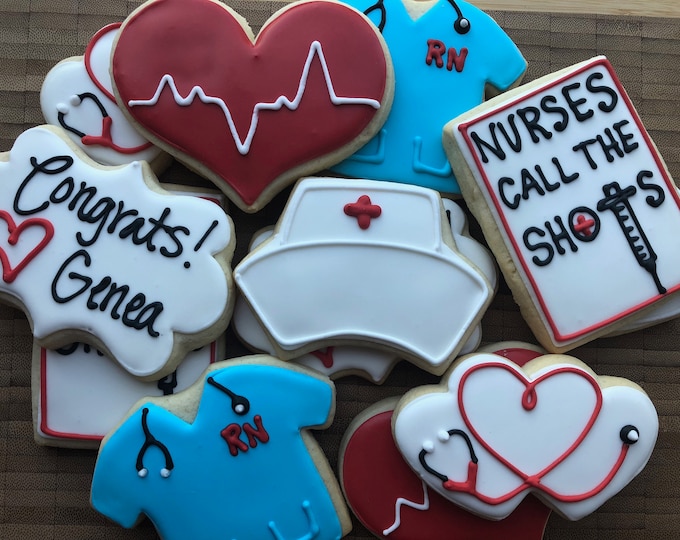 Nursing Cookies / Medical Cookies/ Graduation Cookies / Nursing School ...