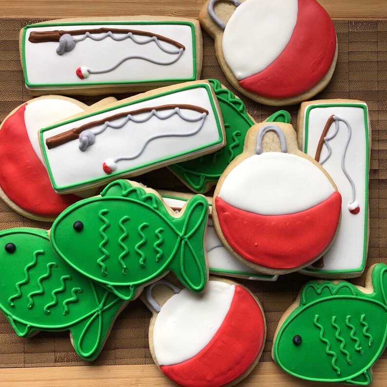 Fishing theme cookies/Father's Day/Dad's | Etsy