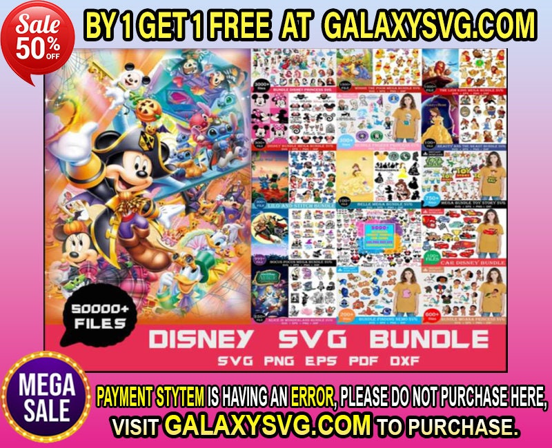 Disney Svg 50000+ Files Mega Bundle Disney Svg Mega Bundle Svg Disney ...