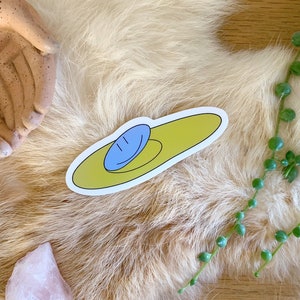 Smiley Avocado Sticker - Etsy