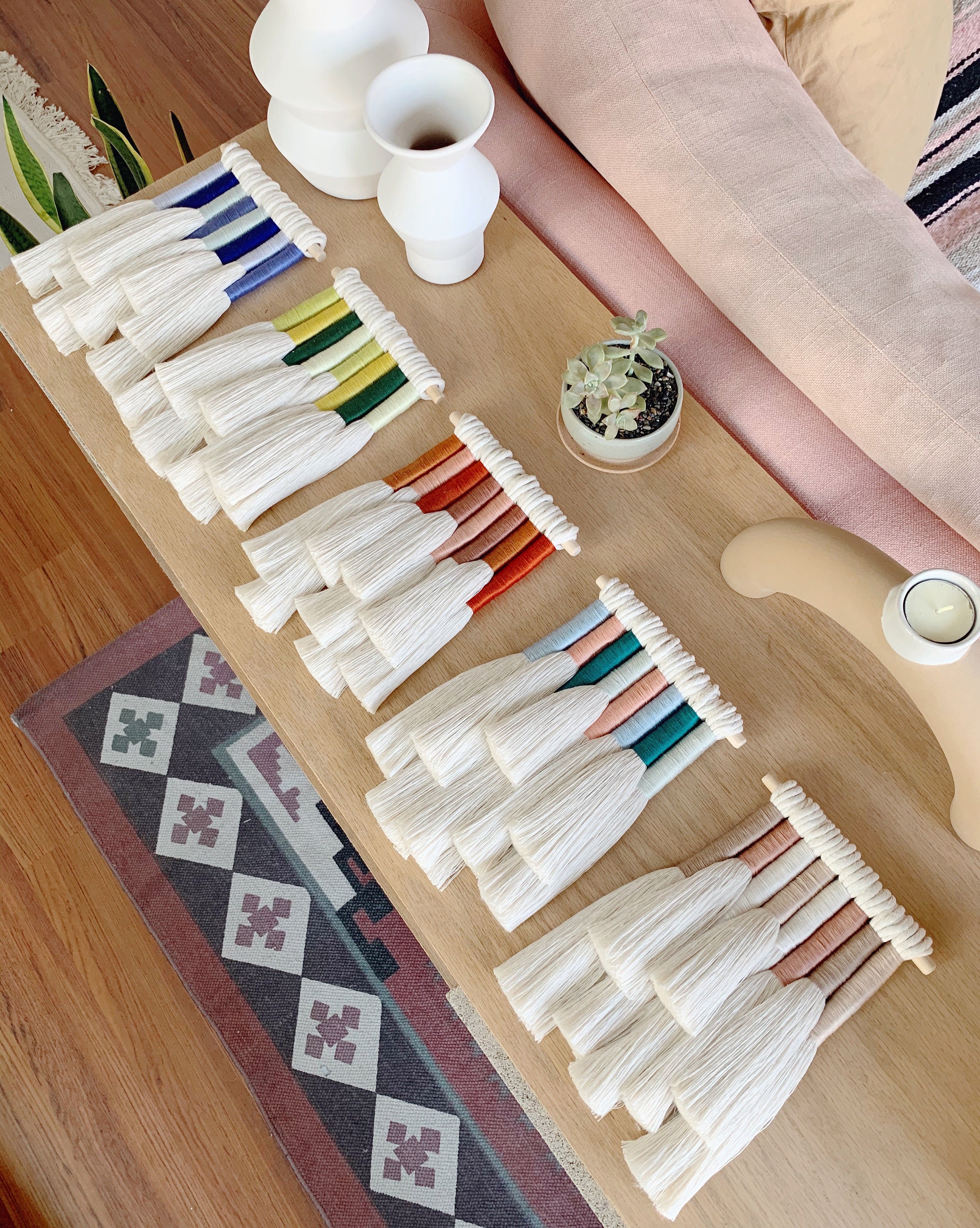 Mini Juniper / Macrame Wall Hanging - Etsy