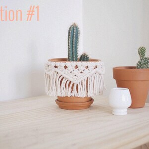Arden / Macrame Planter Wrap / Macrame Home Decor / Macrame Pot Wraps ...