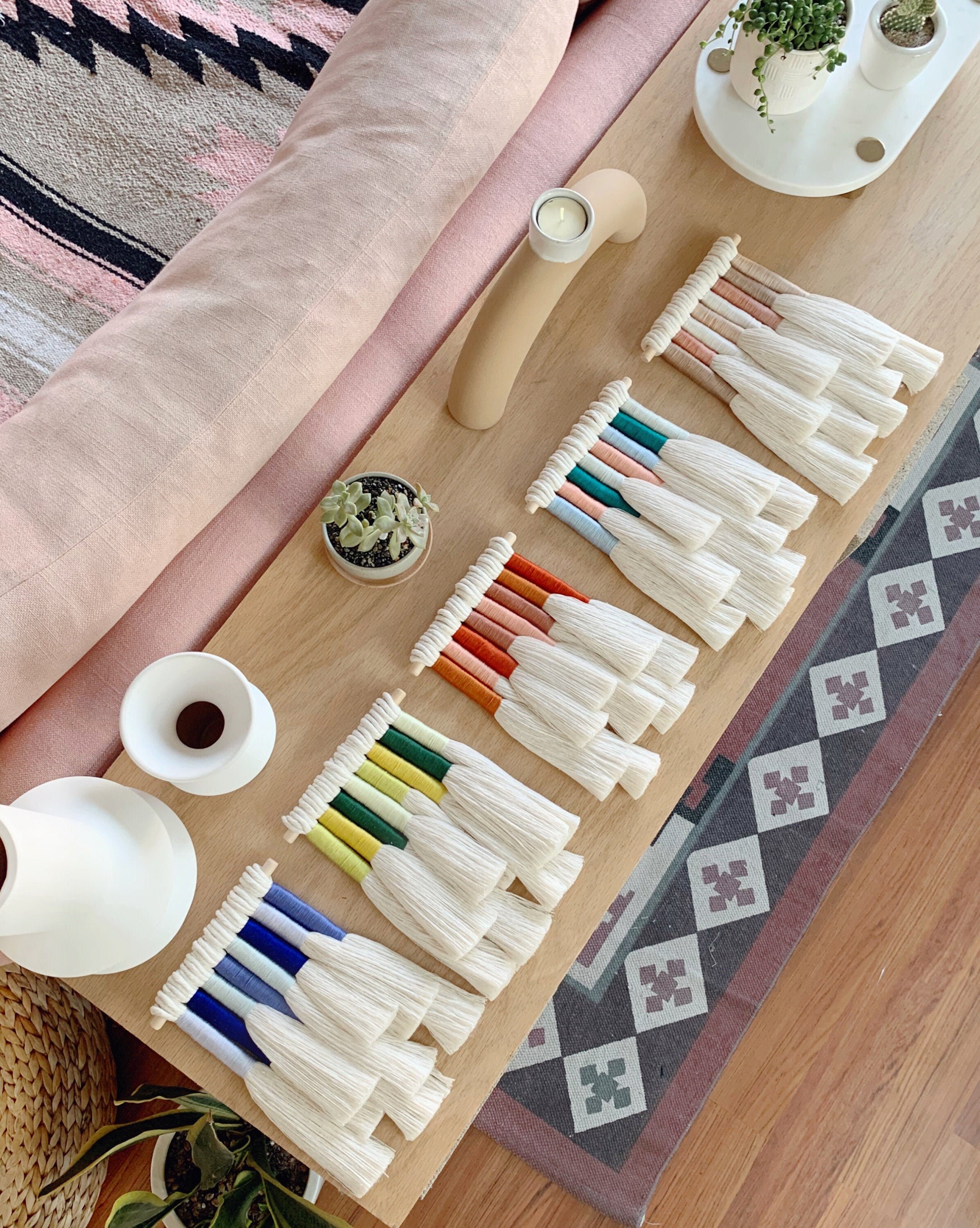 Mini Juniper / Macrame Wall Hanging - Etsy