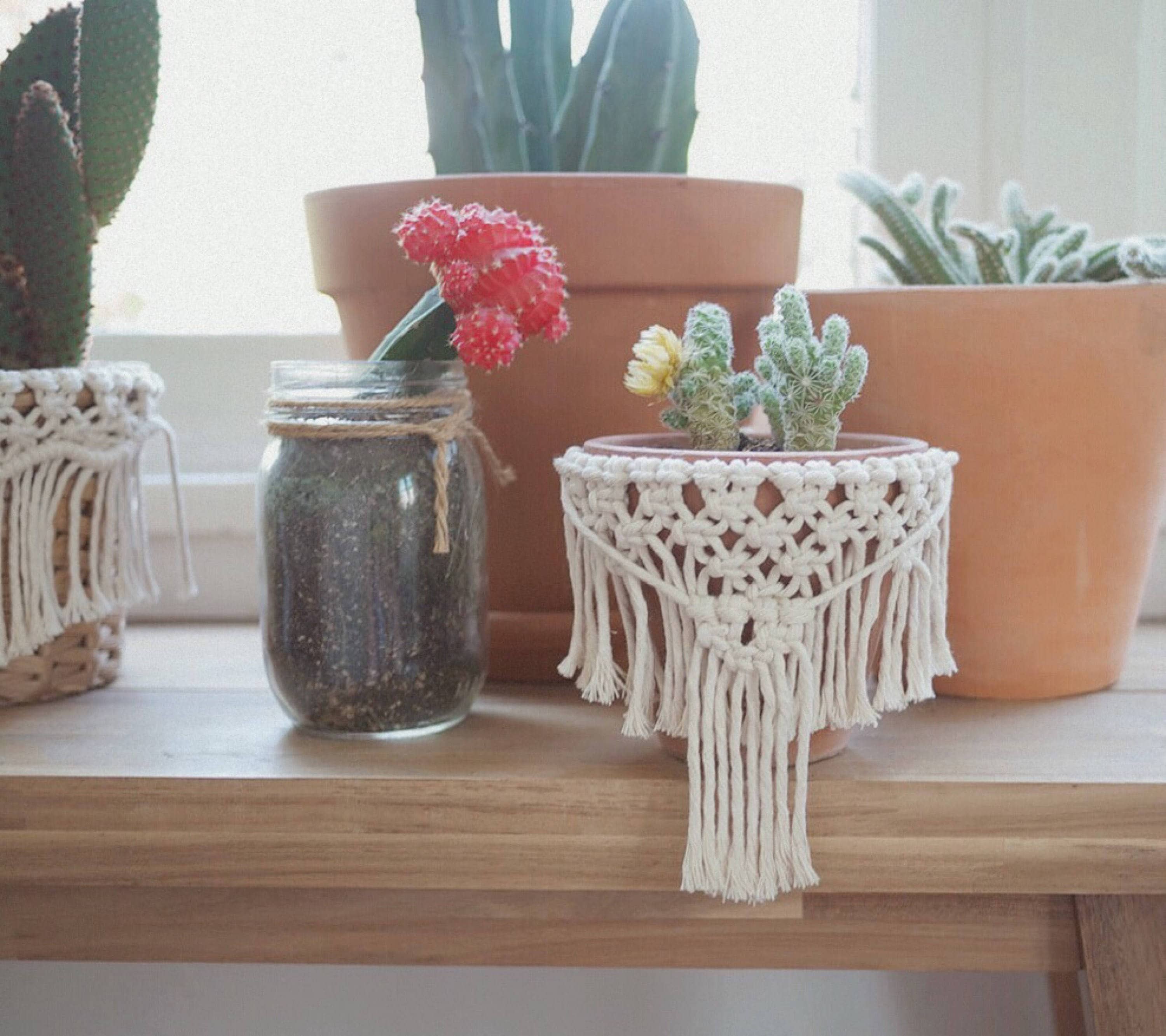 Arden / macrame planter wrap / macrame home decor / macrame | Etsy