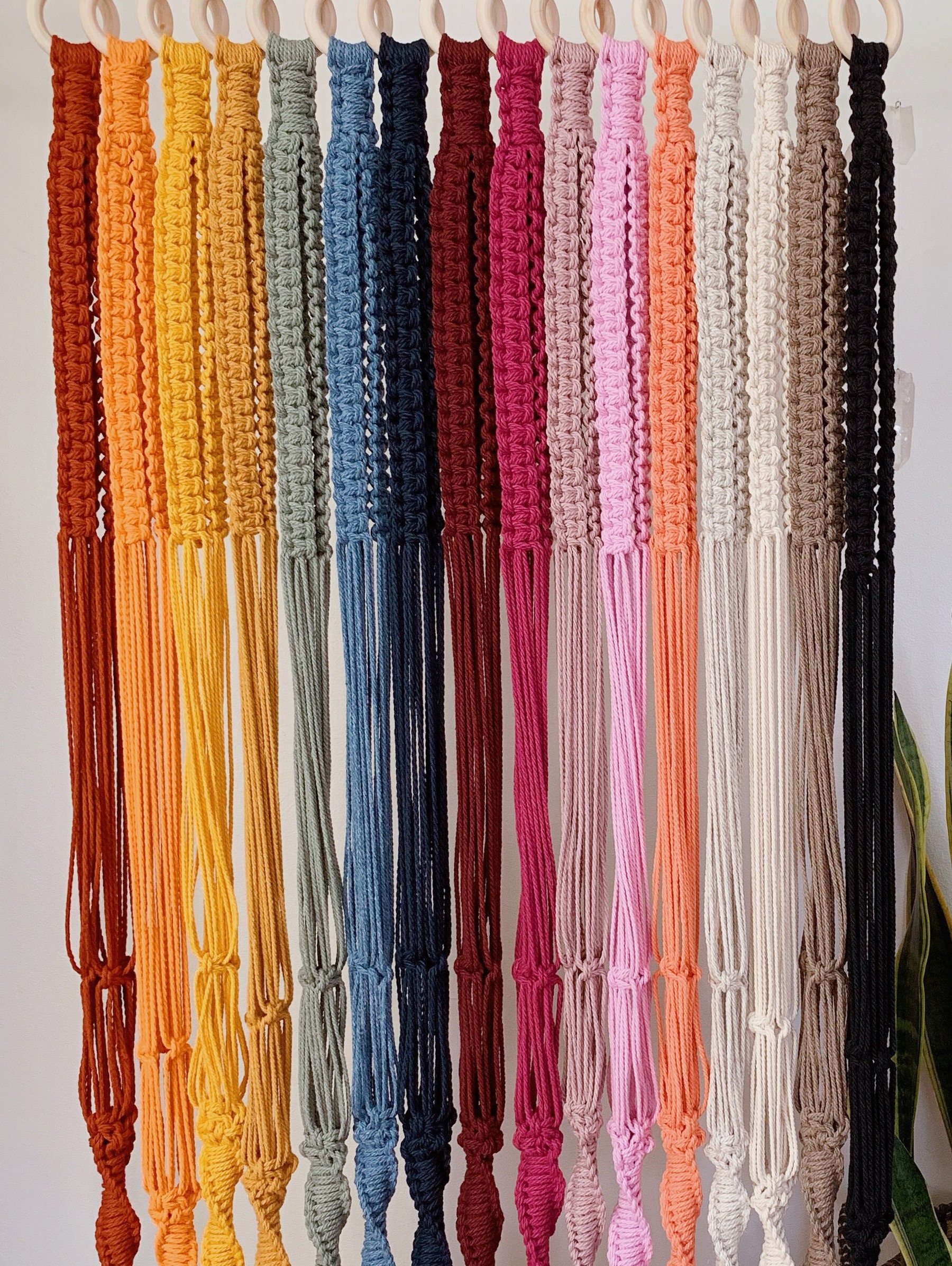 Cheyenne Macrame Plant Hanger - Etsy