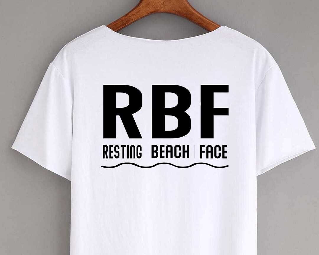 RBF Resting Beach Face SVG Png Jpg Pdf, Cousin Svg, Cut File Svg ...
