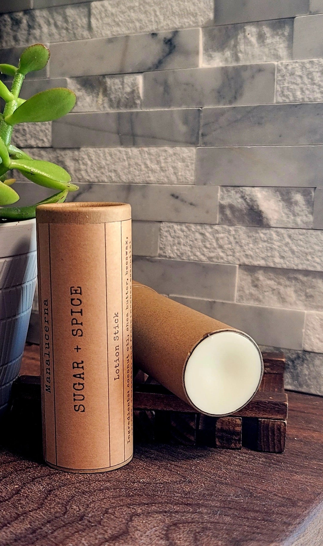 Sugar and Spice Lotion Stick, All Natural Moisturizer, Skin Care Gifts ...