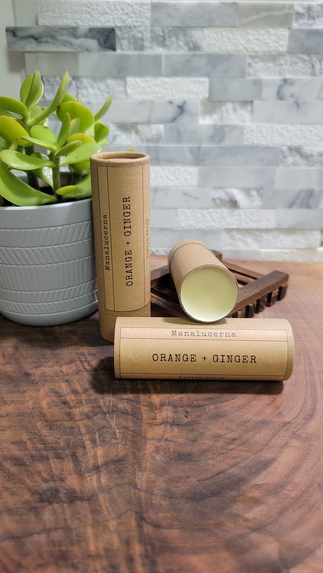 Orange Ginger Lotion Stick, All Natural Moisturizer, Skin Care Gifts ...