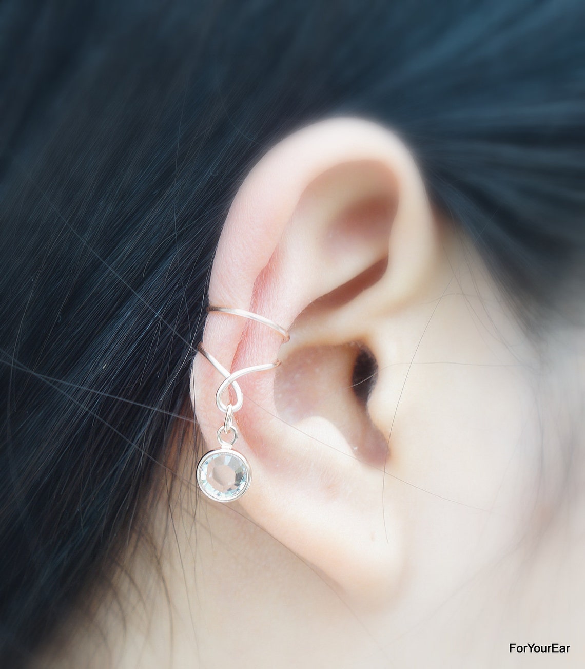 201minimalist Ear Cuff. No Piercing Simple Ear Cuff With - Etsy