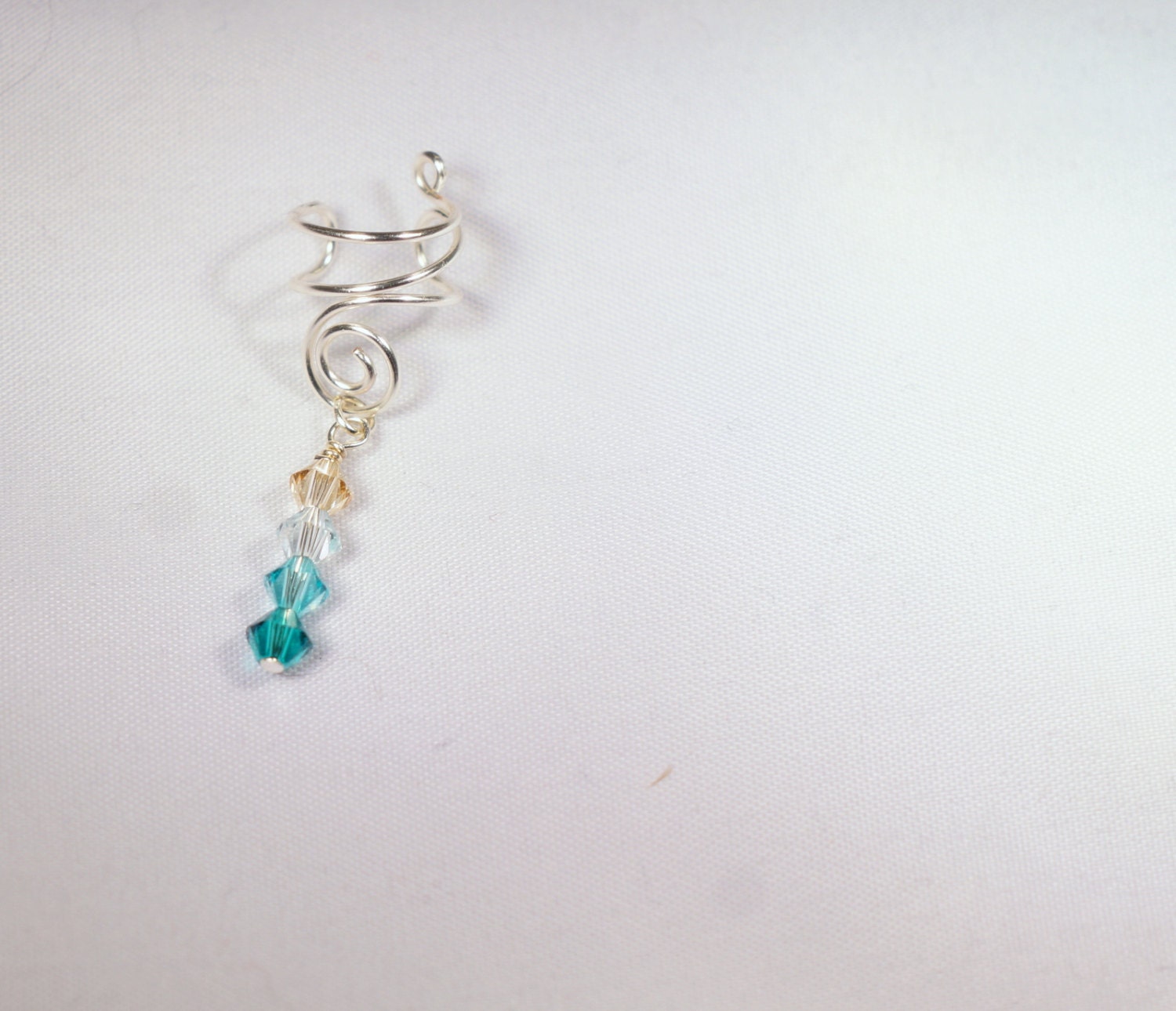 13swarovski Beads Summer Color Ear Cuff. Minimalist Ear Cuff. - Etsy